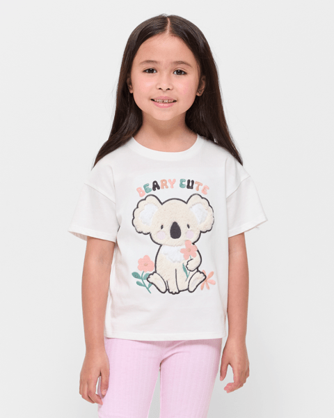 Novelty Furry Koala T-shirt | Target Australia