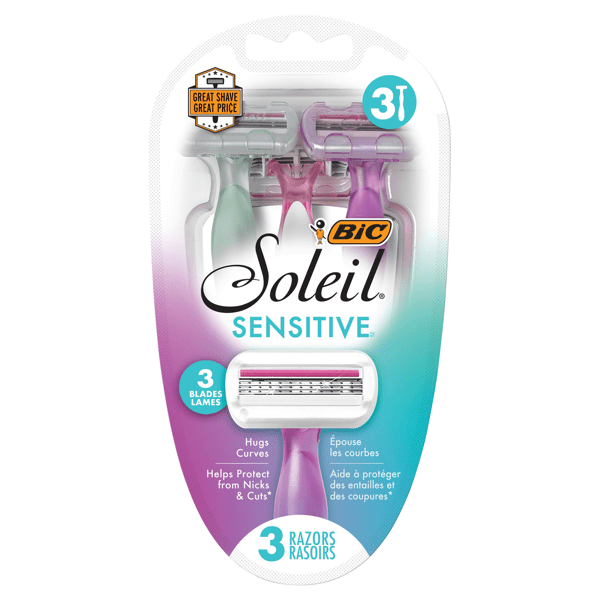 BIC Soleil Glow Razors - 3 Pack | Target Australia