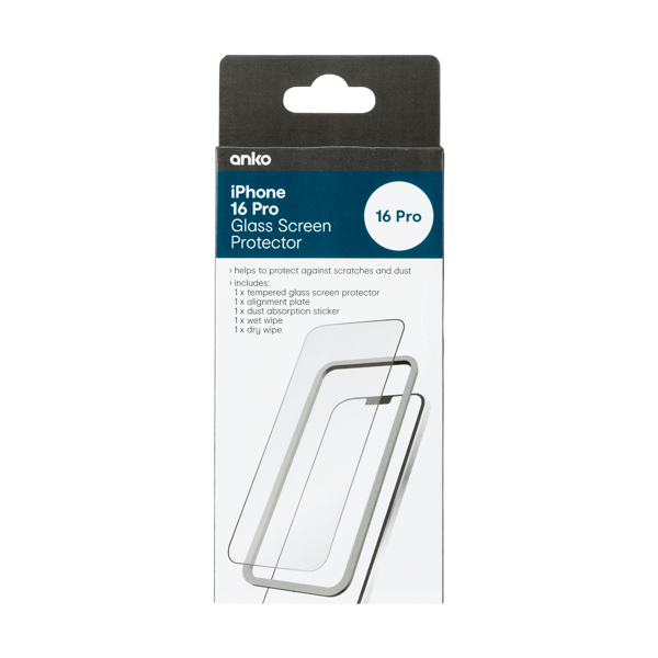 iPhone 16 Pro Glass Screen Protector - Anko | Target Australia