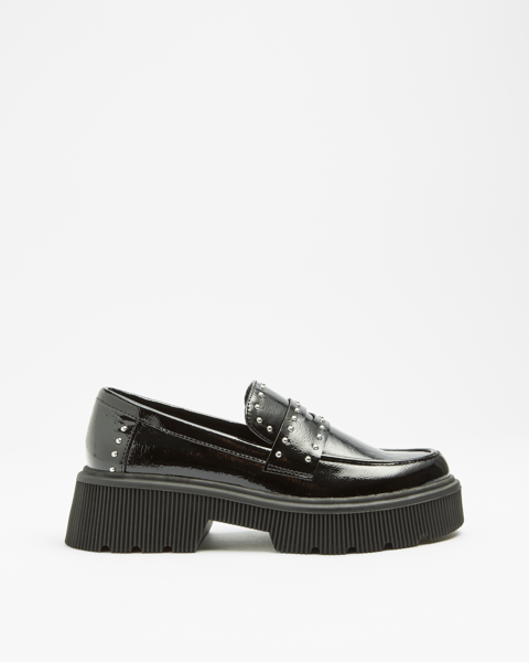 Womens Chunky Loafer - Kris - Black | Target Australia