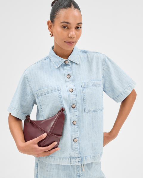 Relaxed Denim Shirt | Target Australia