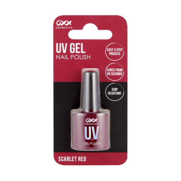 UV Gel Nail Polish, Scarlet Red - OXX Cosmetics | Target Australia