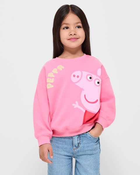 Peppa Pig Boucle Jumper | Target Australia