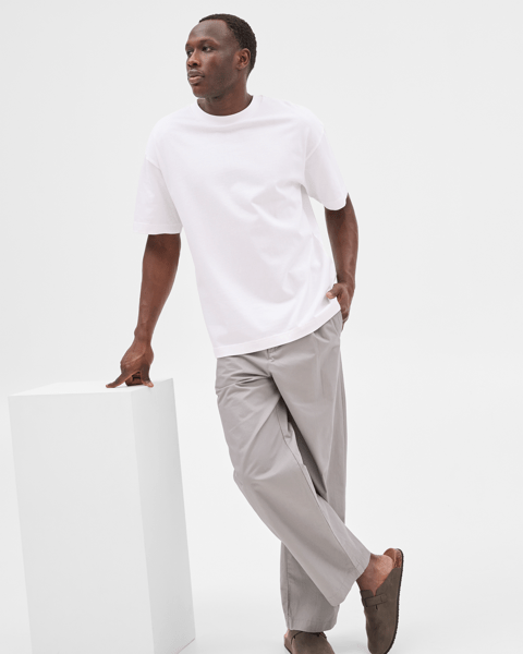 Commons Australian Cotton Oversized Heavy Core T-Shirt - White | Target ...