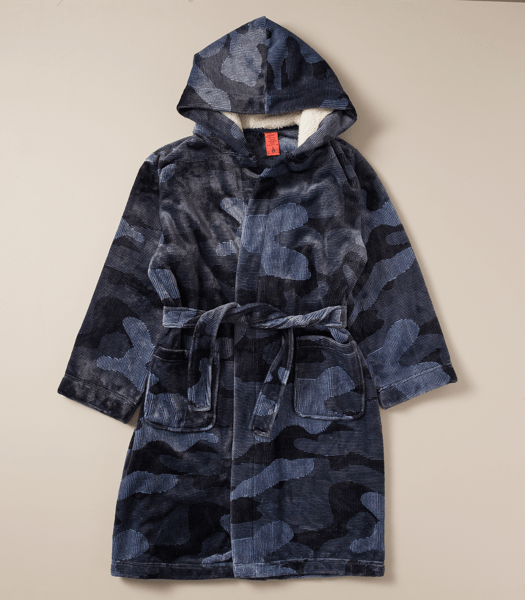 Kids Camouflage Fleece Dressing Gown | Target Australia