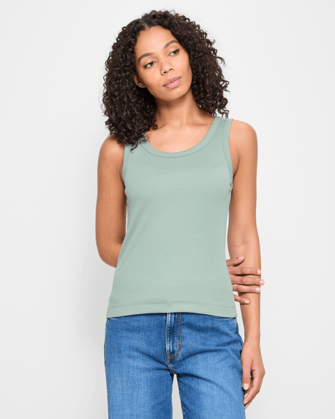 Australian Cotton Rib Tank Top | Target Australia