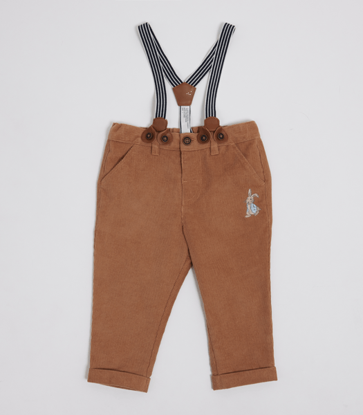 Peter Rabbit Baby Mini Drill Pants With Braces | Target Australia