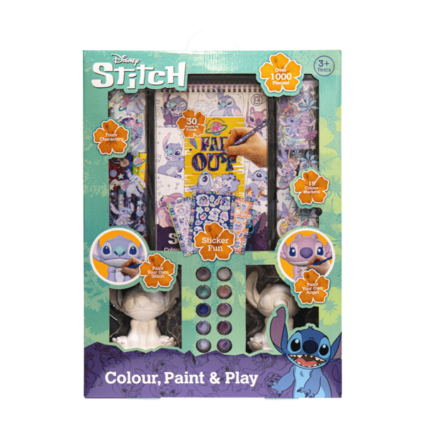 Disney Stitch Colour, Paint & Play Activity Set | Target Australia
