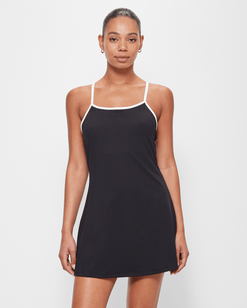 Active Contrast Binding Tennis Dress | Target Australia