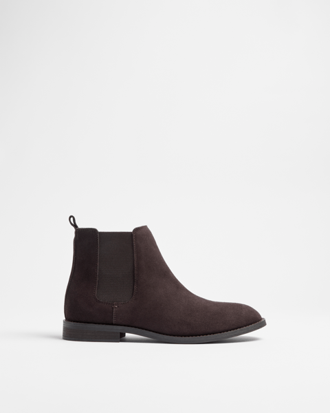 Mens Leather Chelsea Boot - James - Chocolate | Target Australia