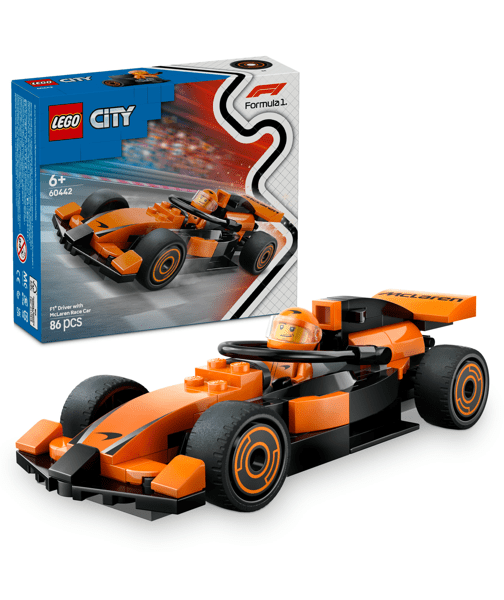 LEGO® City F1® Driver with McLaren Race Car 60442 | Target Australia