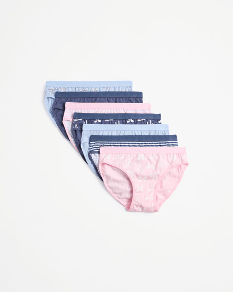 Girls Underwear Briefs 7 Pack - Maxx - Parisian Bows | Target Australia