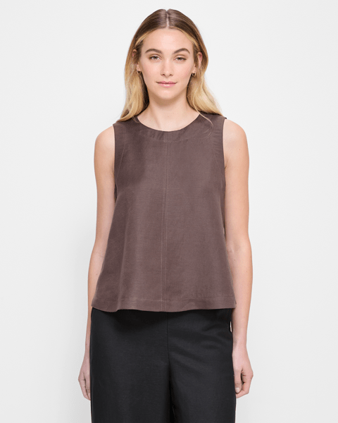 Linen Blend Tank Top - Preview | Target Australia