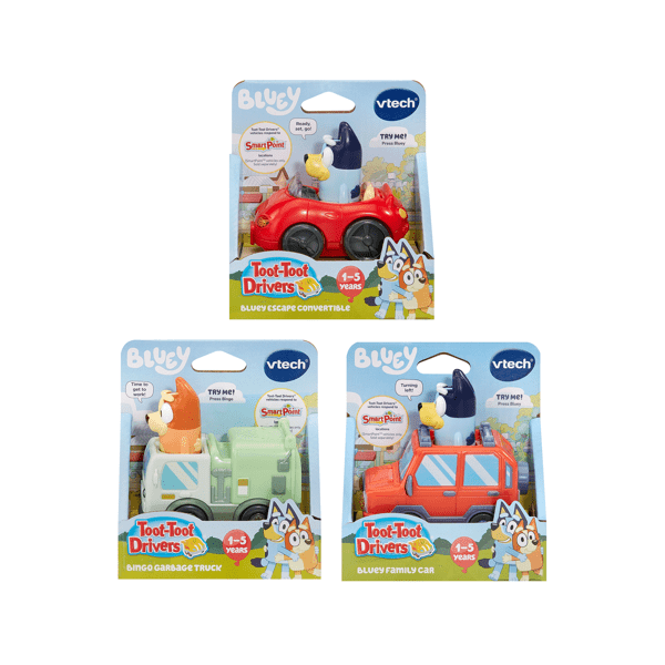VTech Toot-Toot Drivers Bluey Vehicles - Assorted | Target Australia