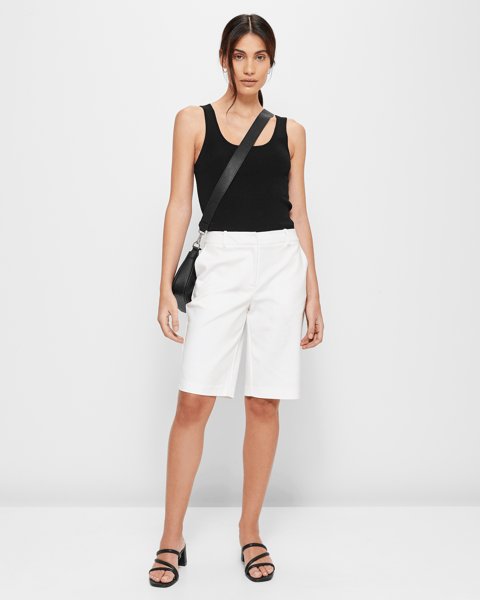 Tailored Double Cloth Bermuda Shorts - Preview | Target Australia