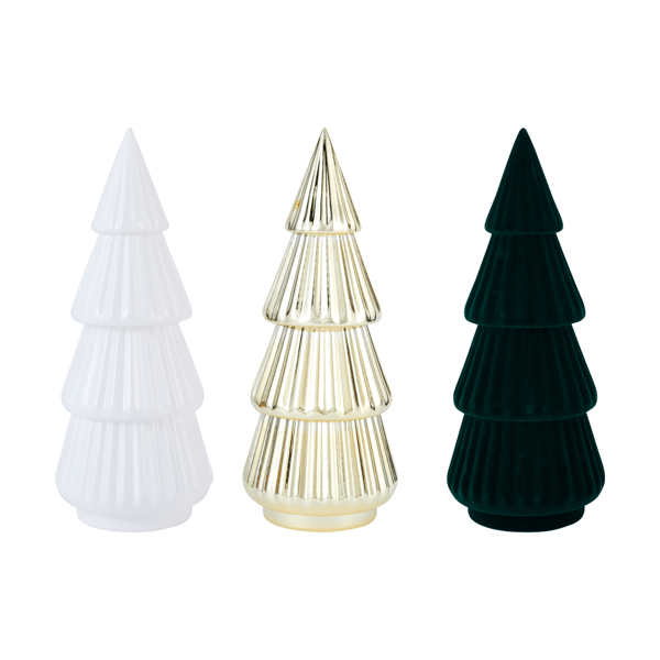 Metallic/Flocked/White Tabletop Tree, Assorted - Anko | Target Australia