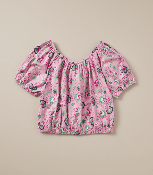 Tie Back Floral Top | Target Australia