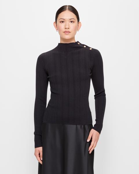 Long Sleeve Mock Neck Knit Top - Preview | Target Australia