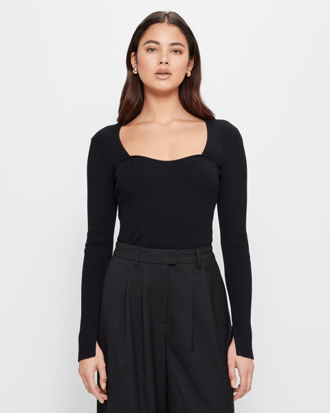 Long Sleeve Sweetheart Knit Top - Lily Loves | Target Australia