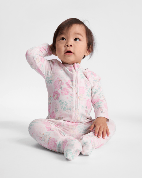 Peter Rabbit Baby Zip Coverall Footless - Floral | Target Australia