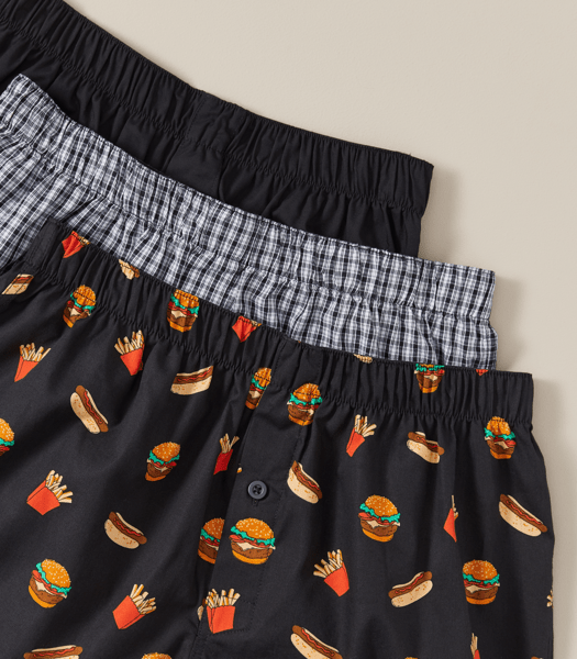 Maxx 3 Pack Woven Boxers | Target Australia