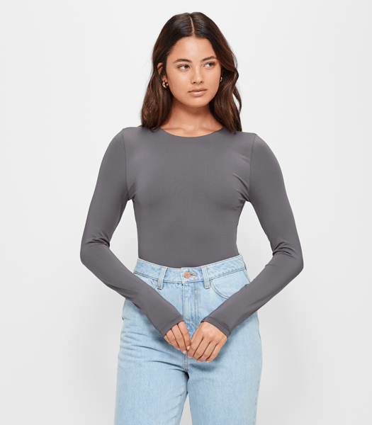 Long Sleeve Crew Neck Bodysuit - Lily Loves | Target Australia