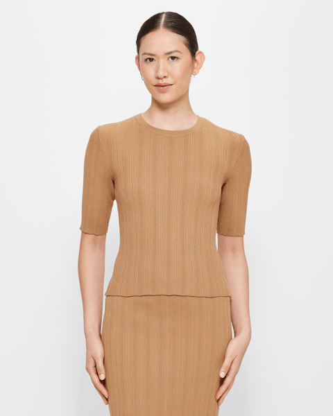 Variegated Crew Neck T-Shirt - Preview | Target Australia