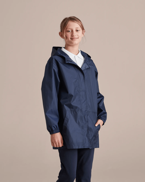 Kids Unisex Spray Jacket - Navy Blue | Target Australia