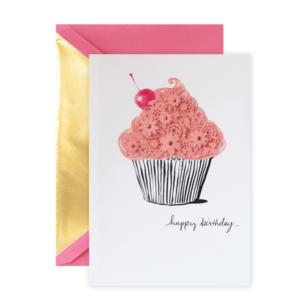 Hallmark Signature Birthday Card - Laser Cupcake | Target Australia