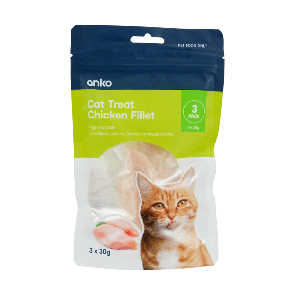 3 Pack Cat Treat Fillets Chicken - Anko | Target Australia