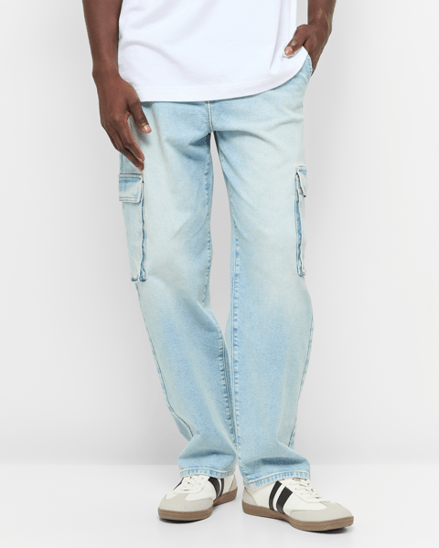 Loose Cargo Denim Jeans - Commons | Target Australia