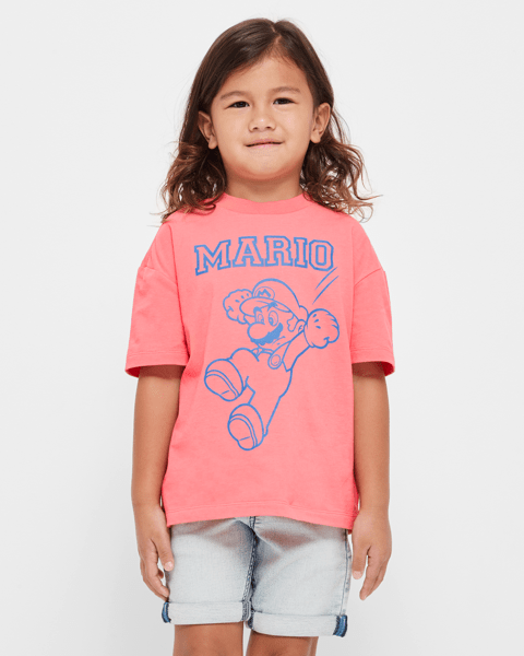 Super Mario Oversized T-shirt | Target Australia