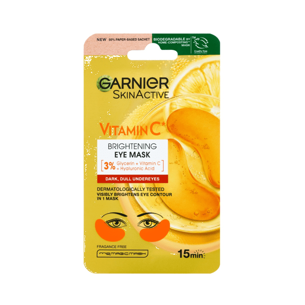 Garnier SkinActive Brightening Eye Mask 5g - Vitamin C | Target Australia