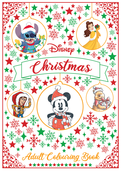 Disney Christmas: Adult Colouring Book | Target Australia