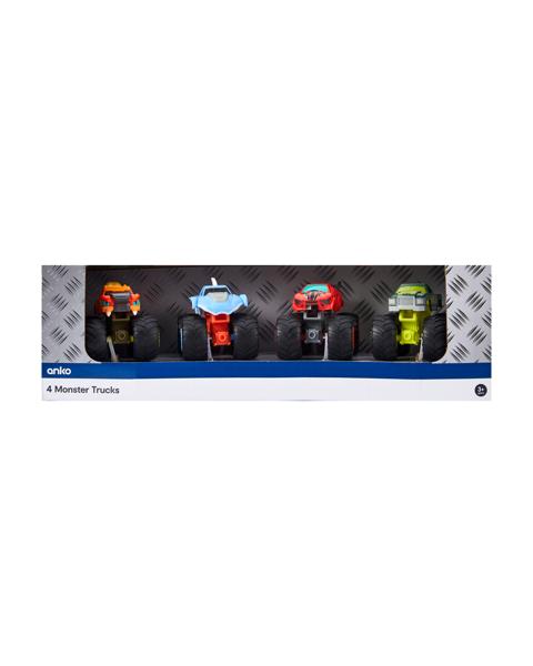 4 Pack Monster Trucks | Target Australia