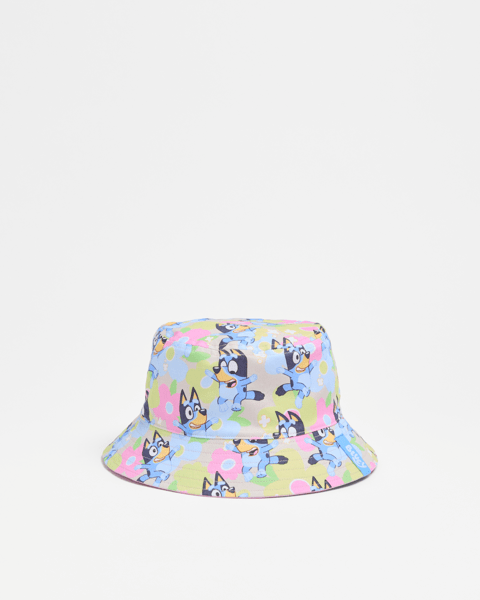 Kids Licensed Bluey Reversible Bucket Hat - Bluey | Target Australia