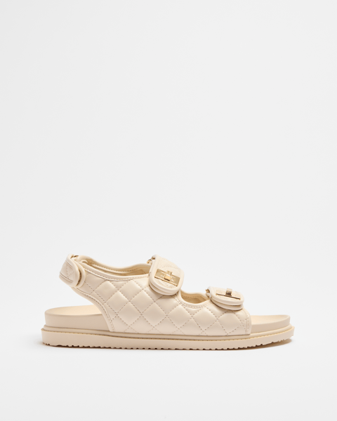 Womens Quilted Double Strap Moulded Sandal | Target Australia