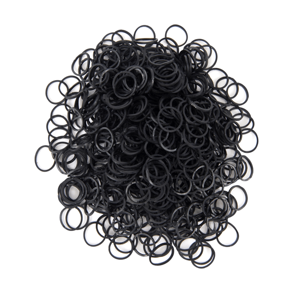 800 Piece Poly Band Pack, Black - OXX Haircare | Target Australia