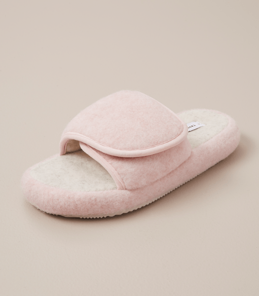 Syndie Tab Top Open Toe Slipper Scuffs | Target Australia