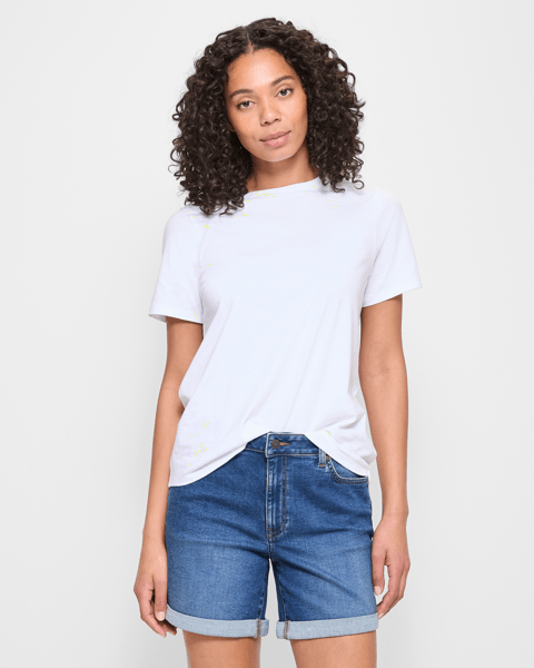 Classic Roll Cuff Denim Shorts | Target Australia