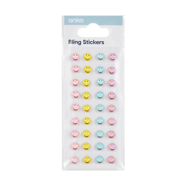 Bling Stickers, Smiley - Anko | Target Australia