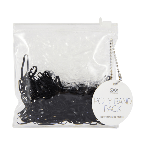 500 Piece Hair Poly Bands - OXX Haircare | Target Australia