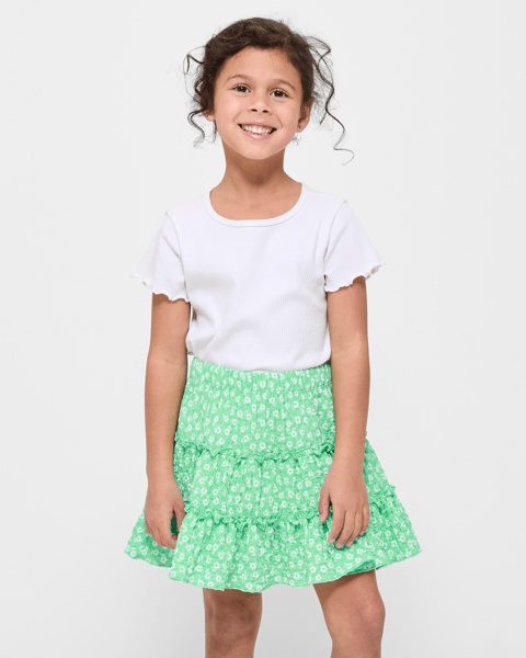 Textured Ruffle Floral Skort | Target Australia