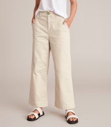 Wide Leg Stretch Twill Pants - Pumice Stone | Target Australia