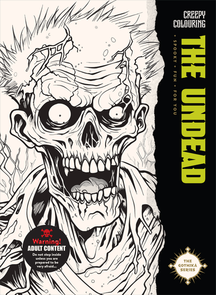 The Gothika Series: The Undead Creepy Colouring Book | Target Australia