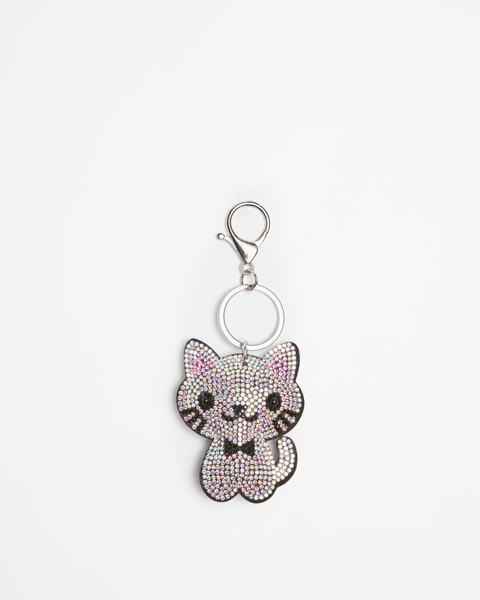 Kids Sparkle Cat Bag Charm | Target Australia