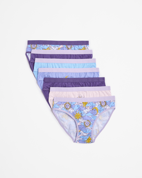 Girls Underwear Briefs 7 Pack - Maxx - Celestial | Target Australia