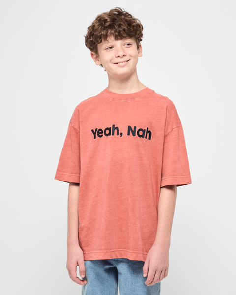 Australian Cotton Oversize T-shirt - Red | Target Australia