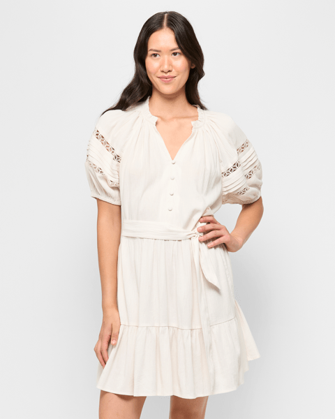 Lace Insert Mini Dress | Target Australia