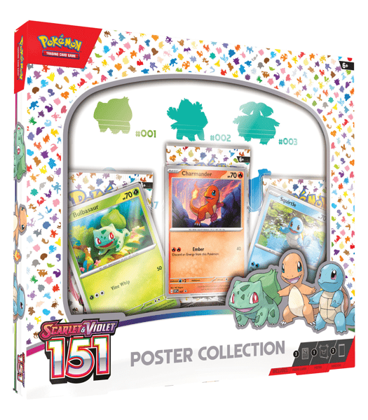 Pokemon TCG: Scarlet & Violet—151 Poster Collection – Assorted ...
